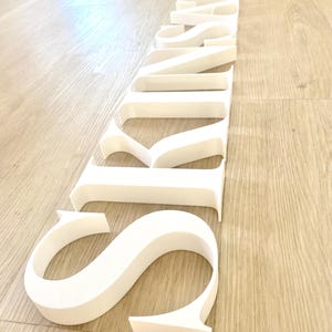 Thick Custom Letter Sign Customizable Stand up Letters Any Font Custom ...