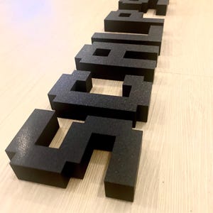 Thick Custom Letter Sign Customizable Stand up Letters Any Font Custom ...