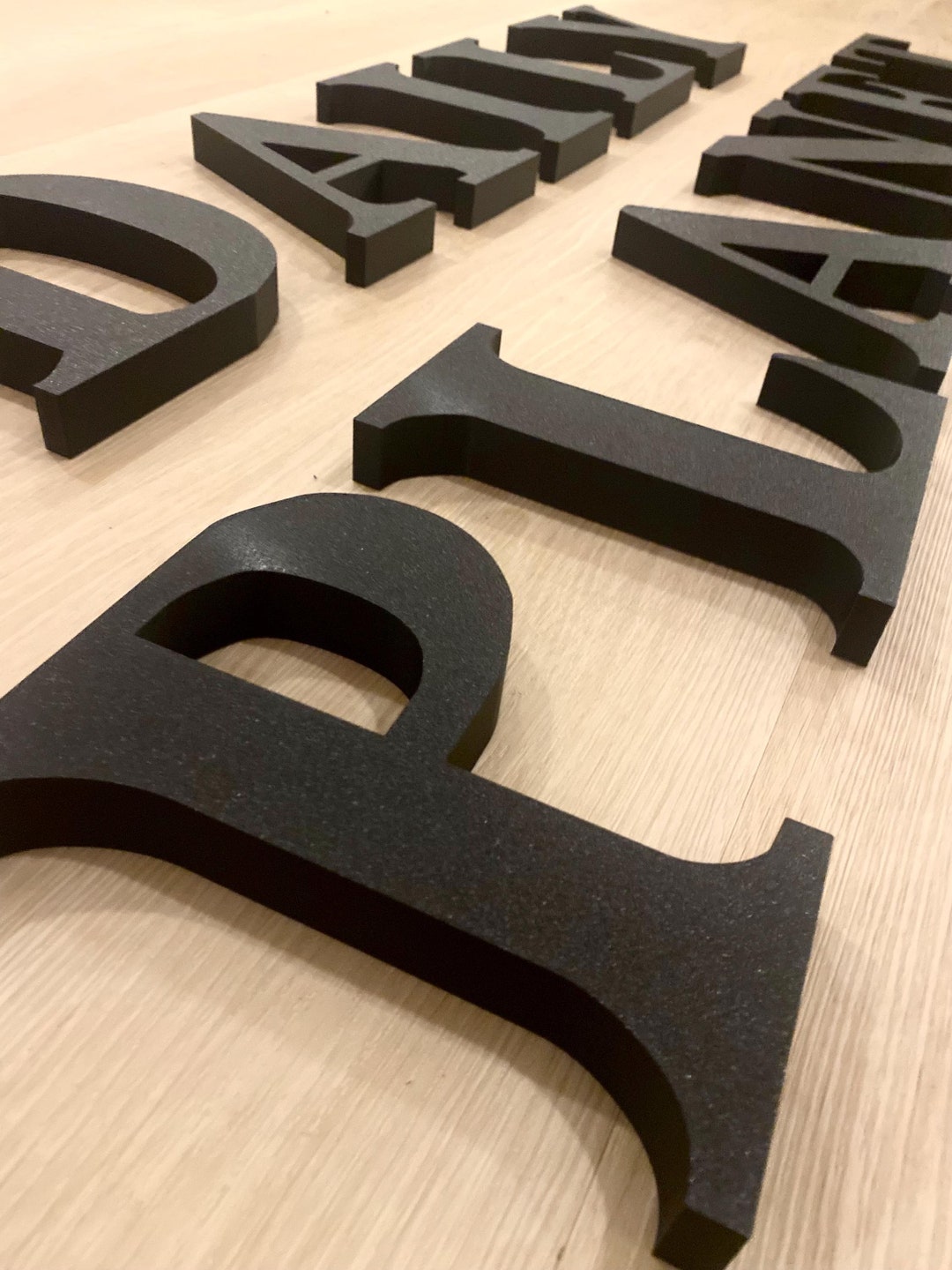 LARGE Thick 3D Letter Sign Customizable 3D Letters Print Any Font X ...