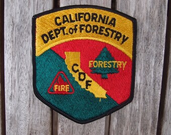 California Department of Forestry Badge - Etsy