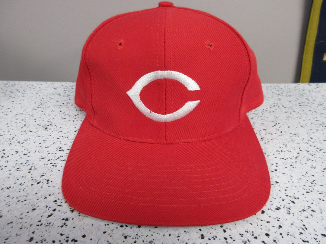 Vintage 1990s Late 80s Cincinnati Reds Baseball Snapback Ball Cap 90s ...