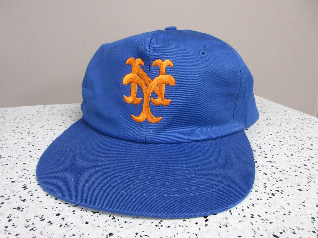 Vintage 1990s Late 80s NY METS Baseball Snapback Ball Cap 90s NICE ...