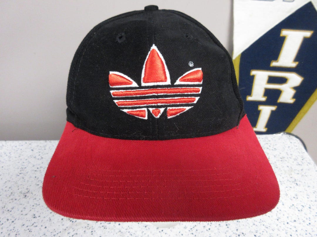 Radical 1990s "adidas" Trefoil YOUTH Embroidered Snapback Cap Retro 90s ...