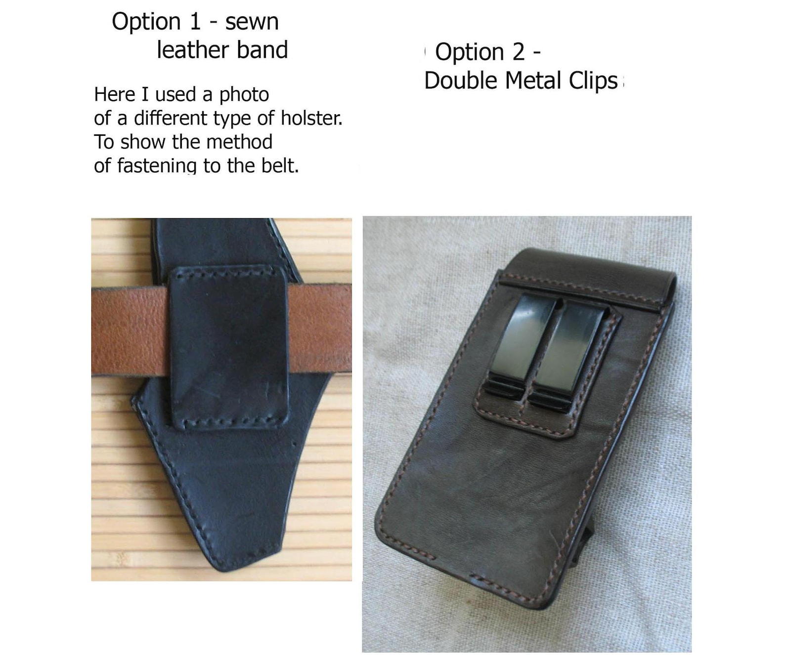 Leather Case Custom Holster for Your Phone to Order According - Etsy