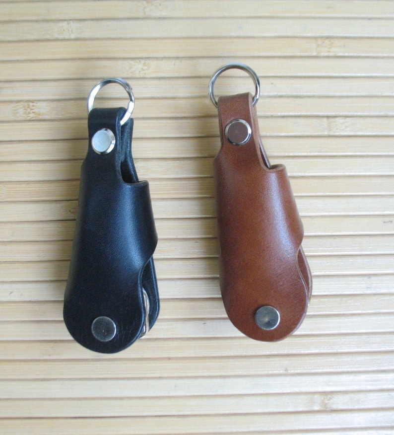 Leather Key Holder Leather Key Case Key Cover Leather Key Fob - Etsy