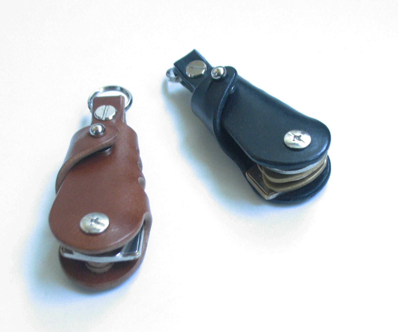 Leather Key Holder Leather Key Case Key Cover Leather Key Fob - Etsy