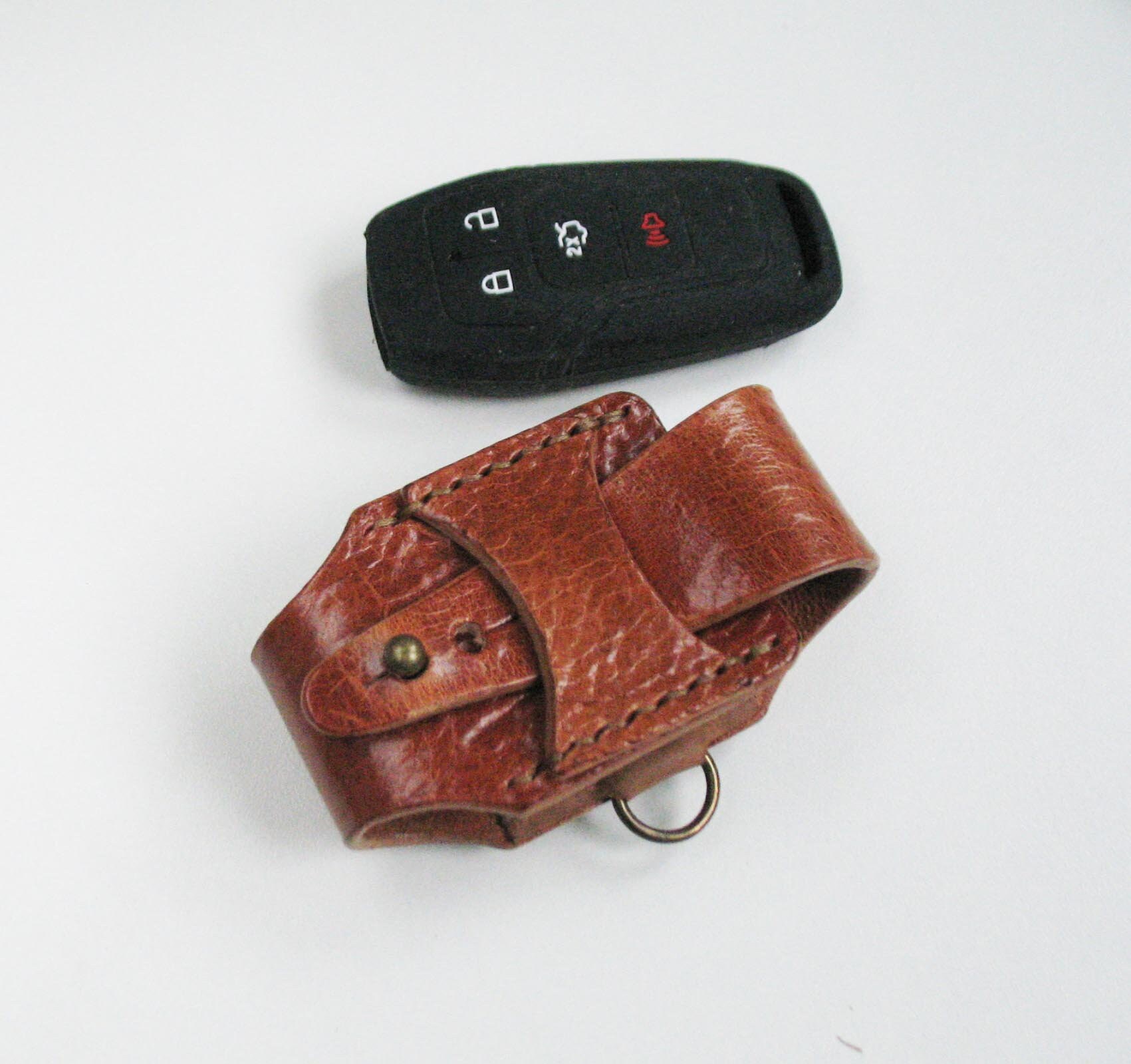 Smart Car Key Fob Belt Case Leather Smart Car Key Holder - Etsy