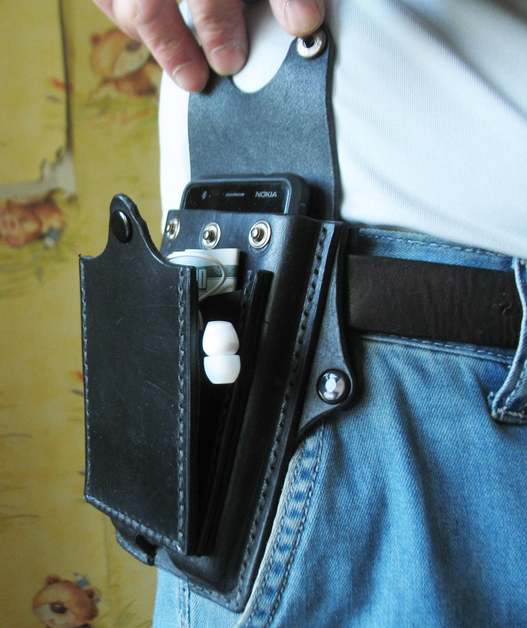 Personalized Leather Phone Belt Holster: Iphone, Samsung, Custom Fit - Etsy