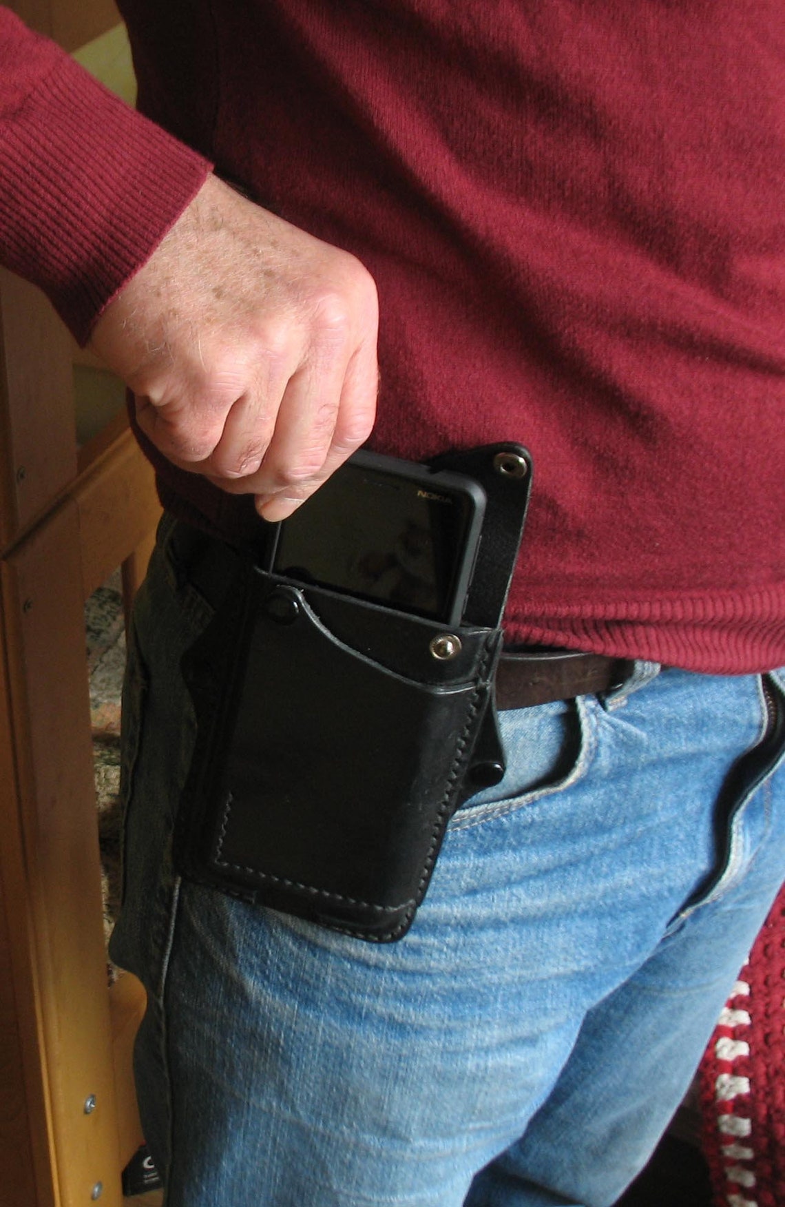 Leather Phone Case Case to Order Holster Case Iphone 6/6S/7 - Etsy