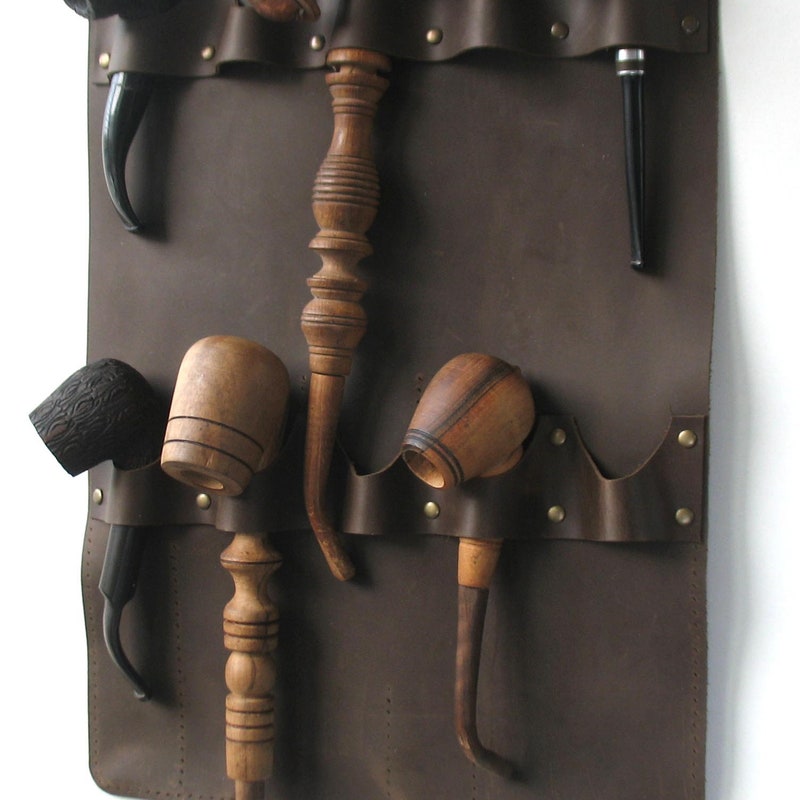 Leather Pipe Rack - Etsy