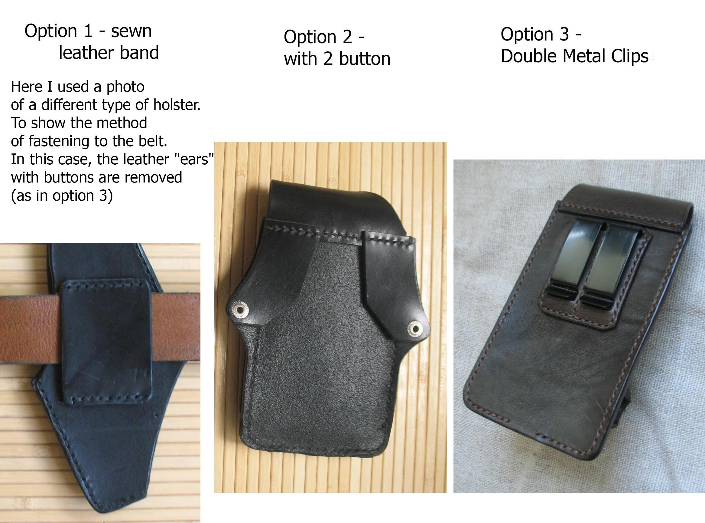 Leather Belt Holster Phone Custom Made According to Your Size Case ...