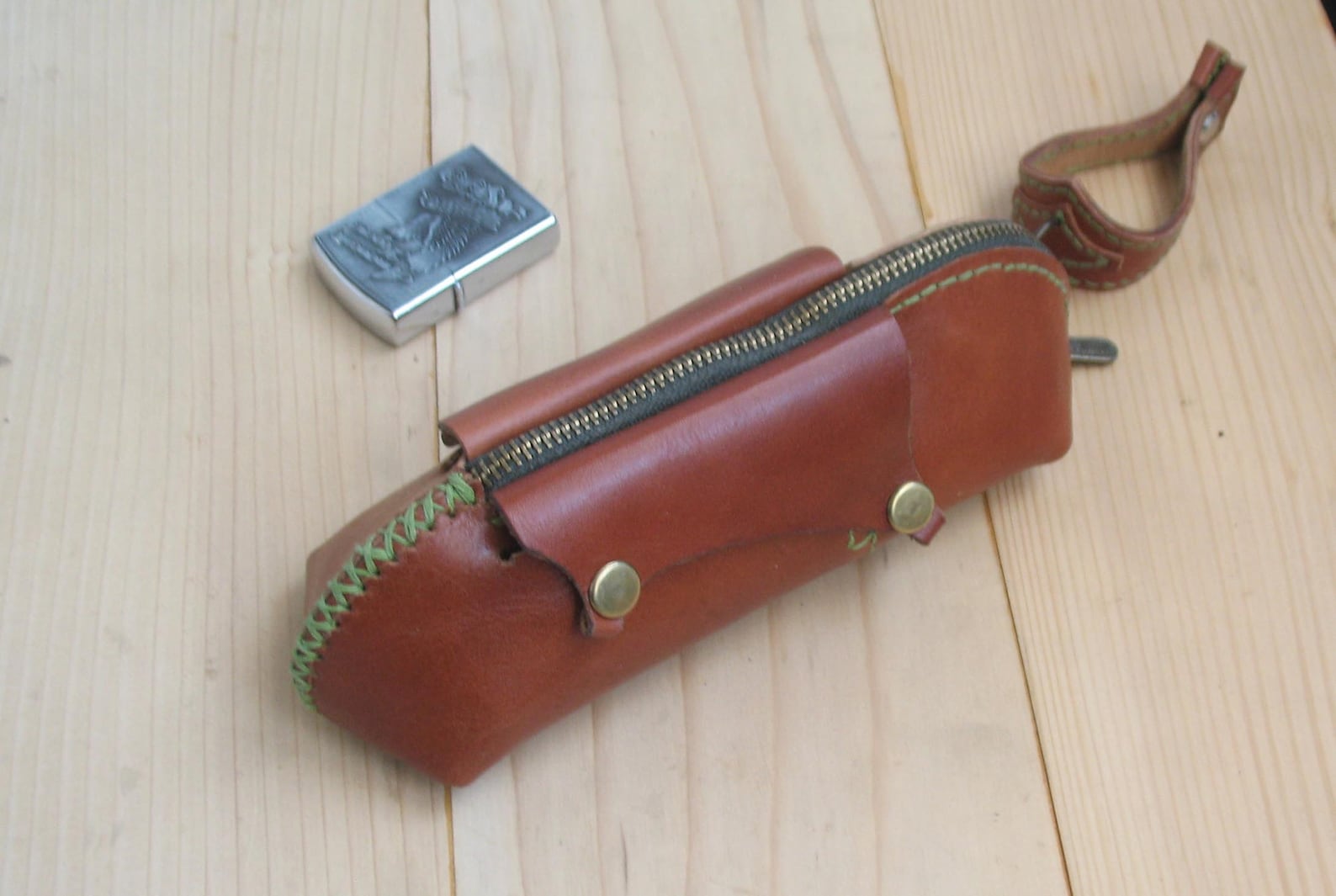 Leather Pipe Case Leather Pipe Pouch Pipe Holder Tobacco Bag Tobacco ...