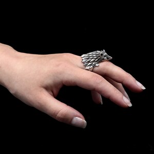 HEDGEHOG RING- Sterling Silver- Vvilk - Etsy