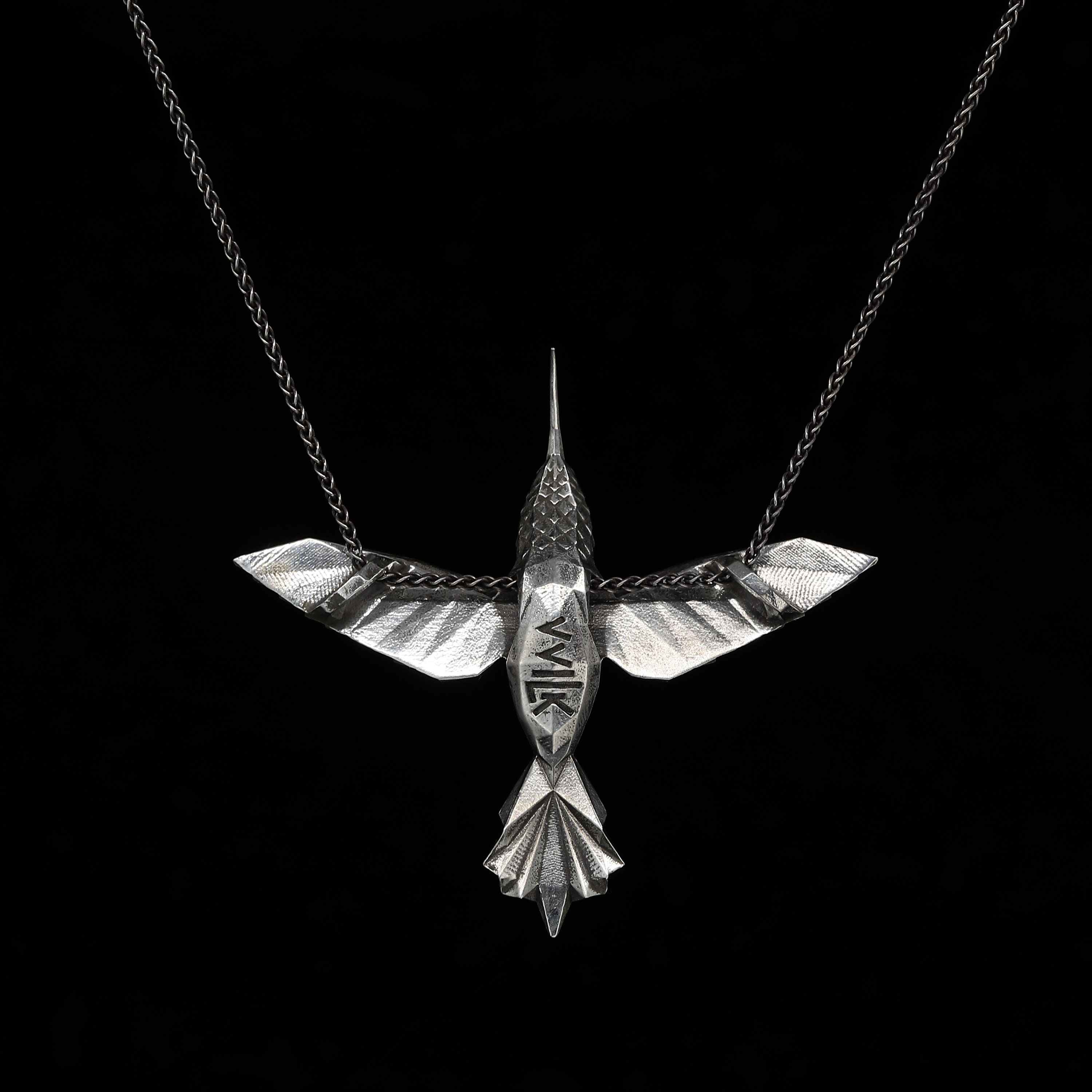 HUMMINGBIRD PENDANT- Sterling Silver- Vvilk - Etsy