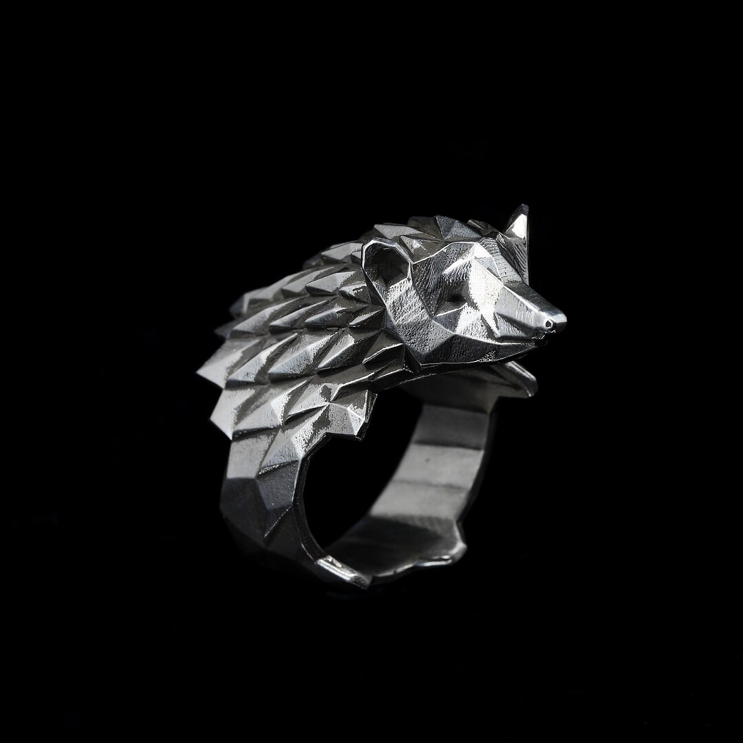 HEDGEHOG RING- Sterling Silver- Vvilk - Etsy