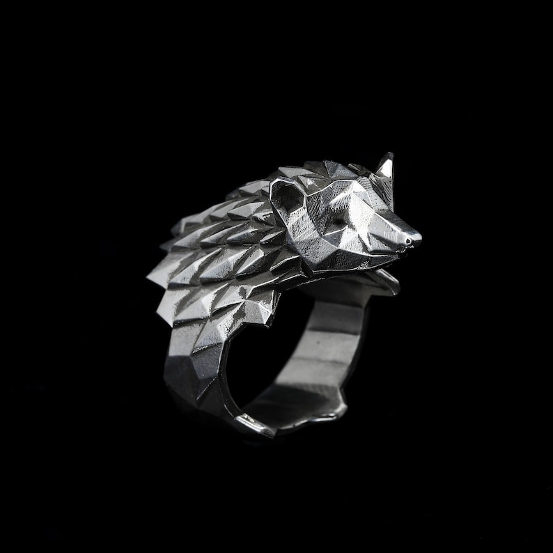 HEDGEHOG RING- Sterling Silver- Vvilk - Etsy