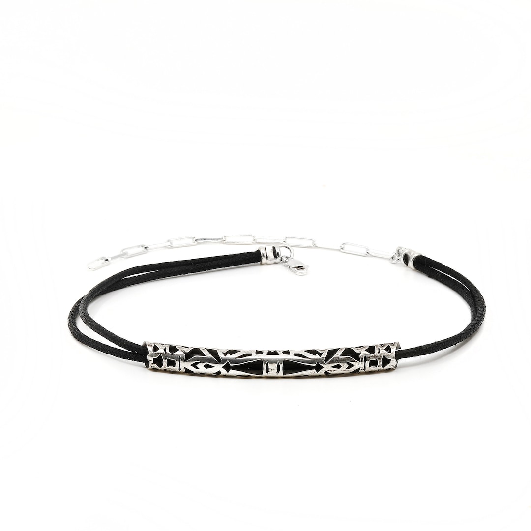 WOLF CHOKER NECKLACE- Simple Sterling Silver Choker - Animal Totem ...