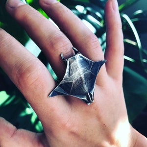 MANTA RAY RING- Sterling Silver- Vvilk - Etsy