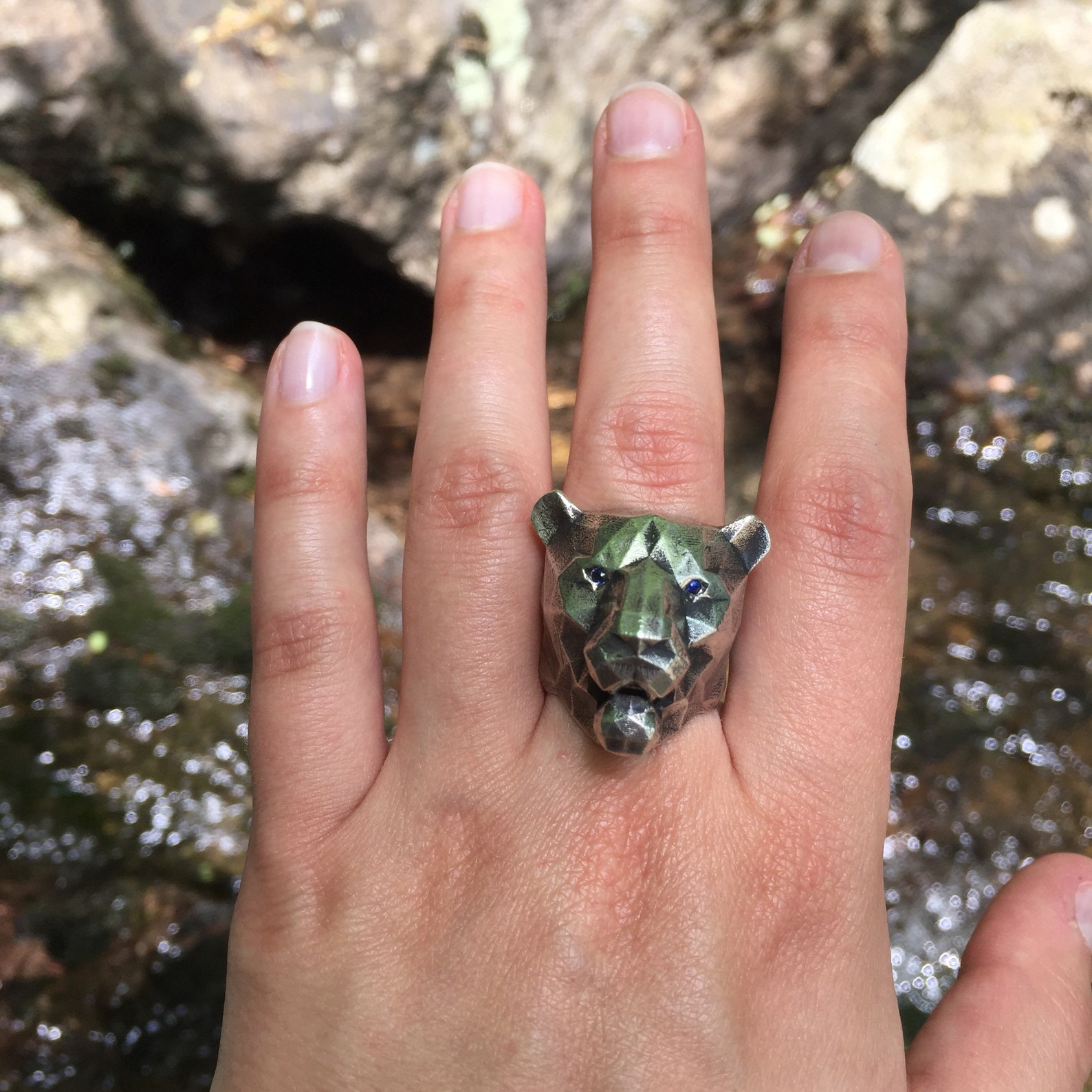 LIONESS RING -sterling Silver - Vvilk - Etsy