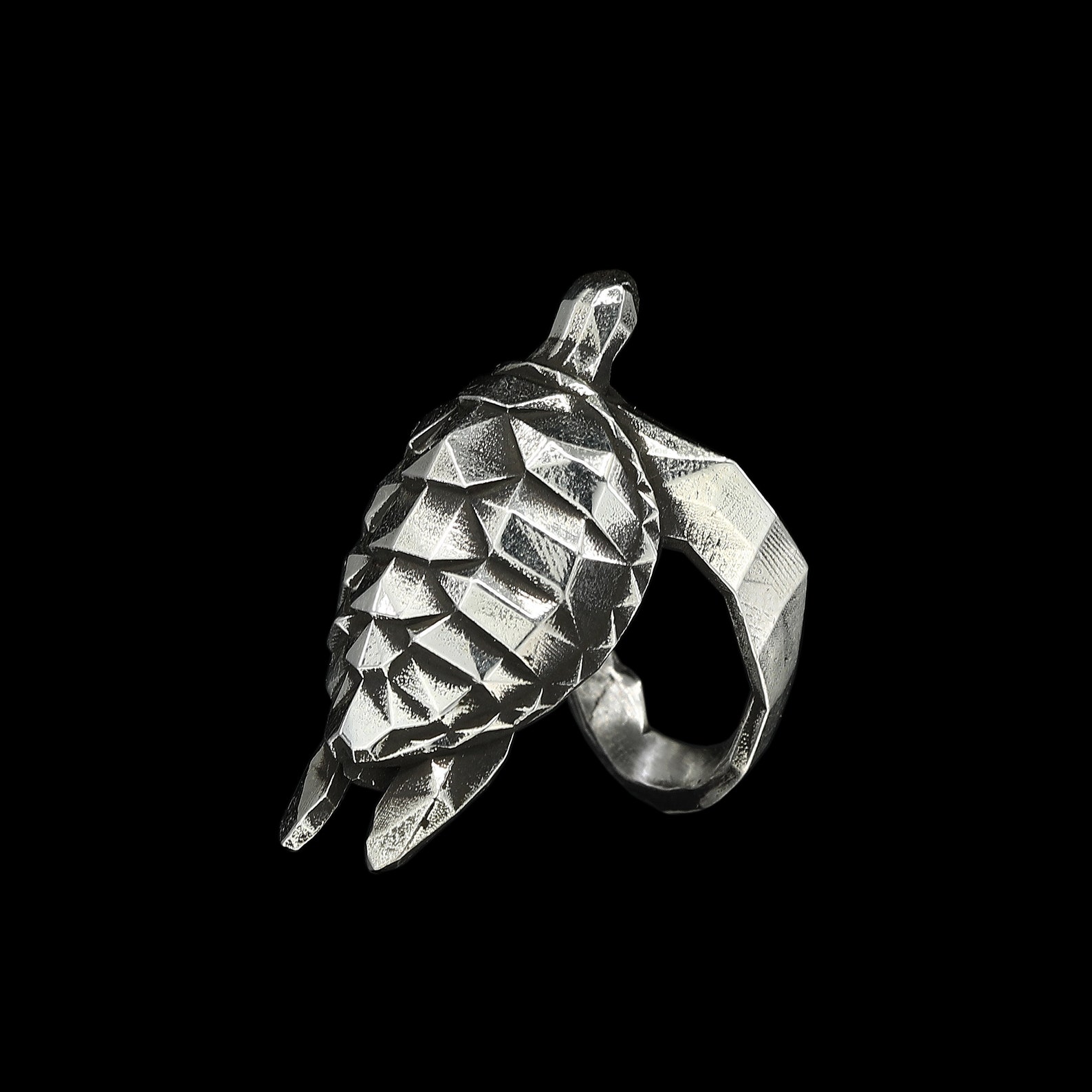 SEA TURTLE RING Sterling Silver Vvilk - Etsy