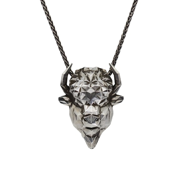 Bison Pendant - Etsy