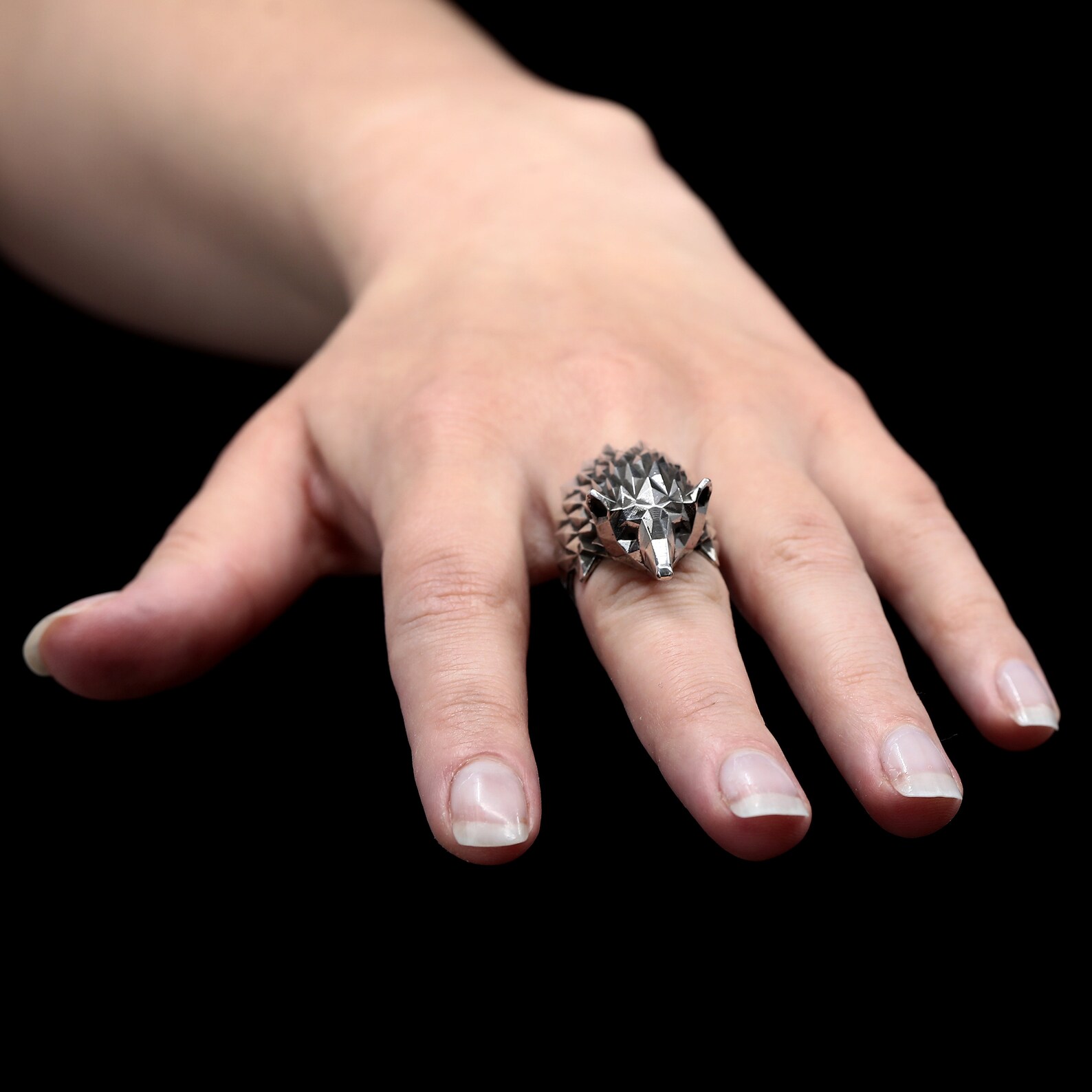 HEDGEHOG RING Sterling Silver Vvilk - Etsy