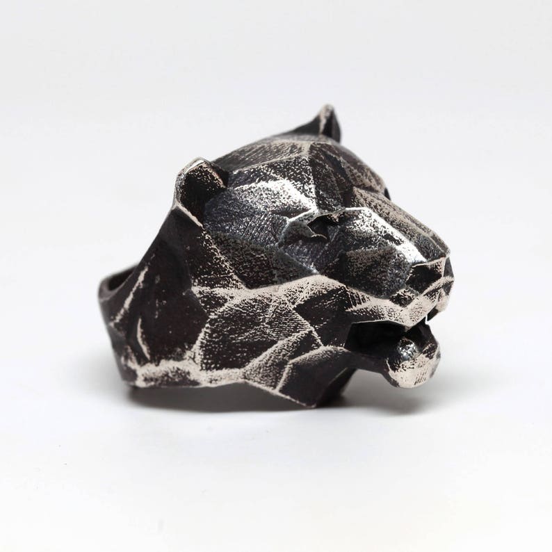 LIONESS RING -sterling Silver - Vvilk - Etsy