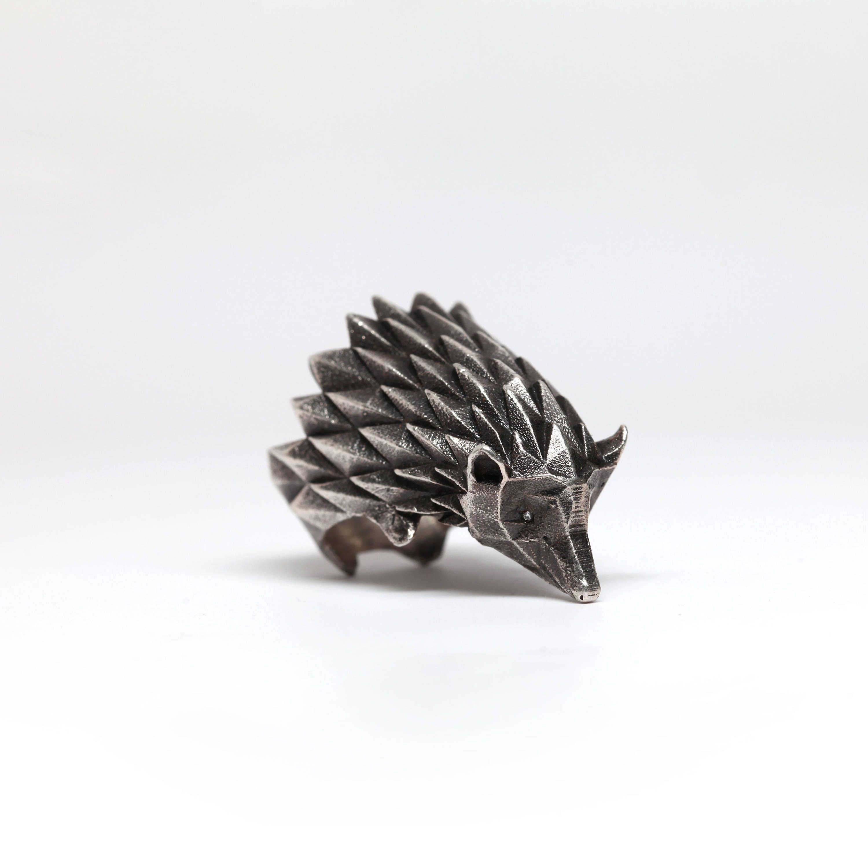 HEDGEHOG RING Sterling Silver VvILK | Etsy