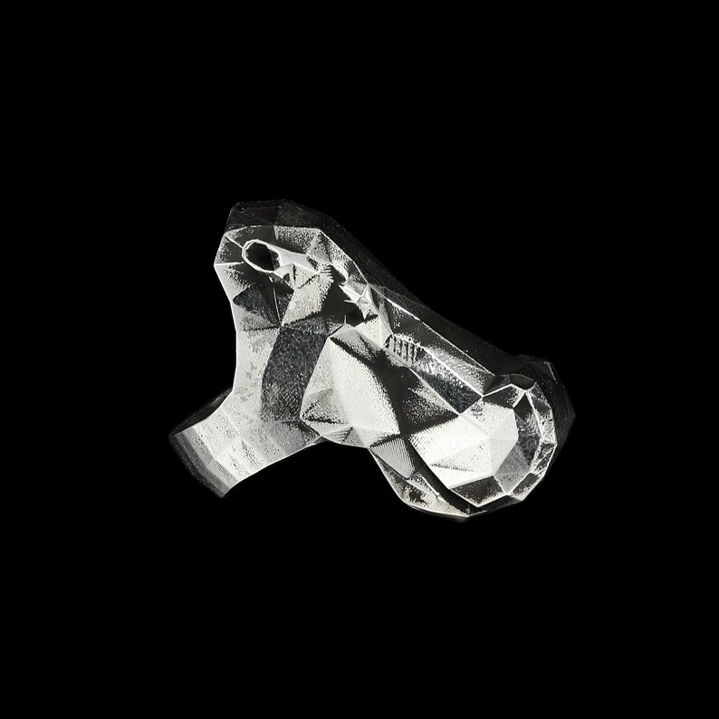 HIPPOPOTAMUS RING- Sterling Silver- Vvilk - Etsy
