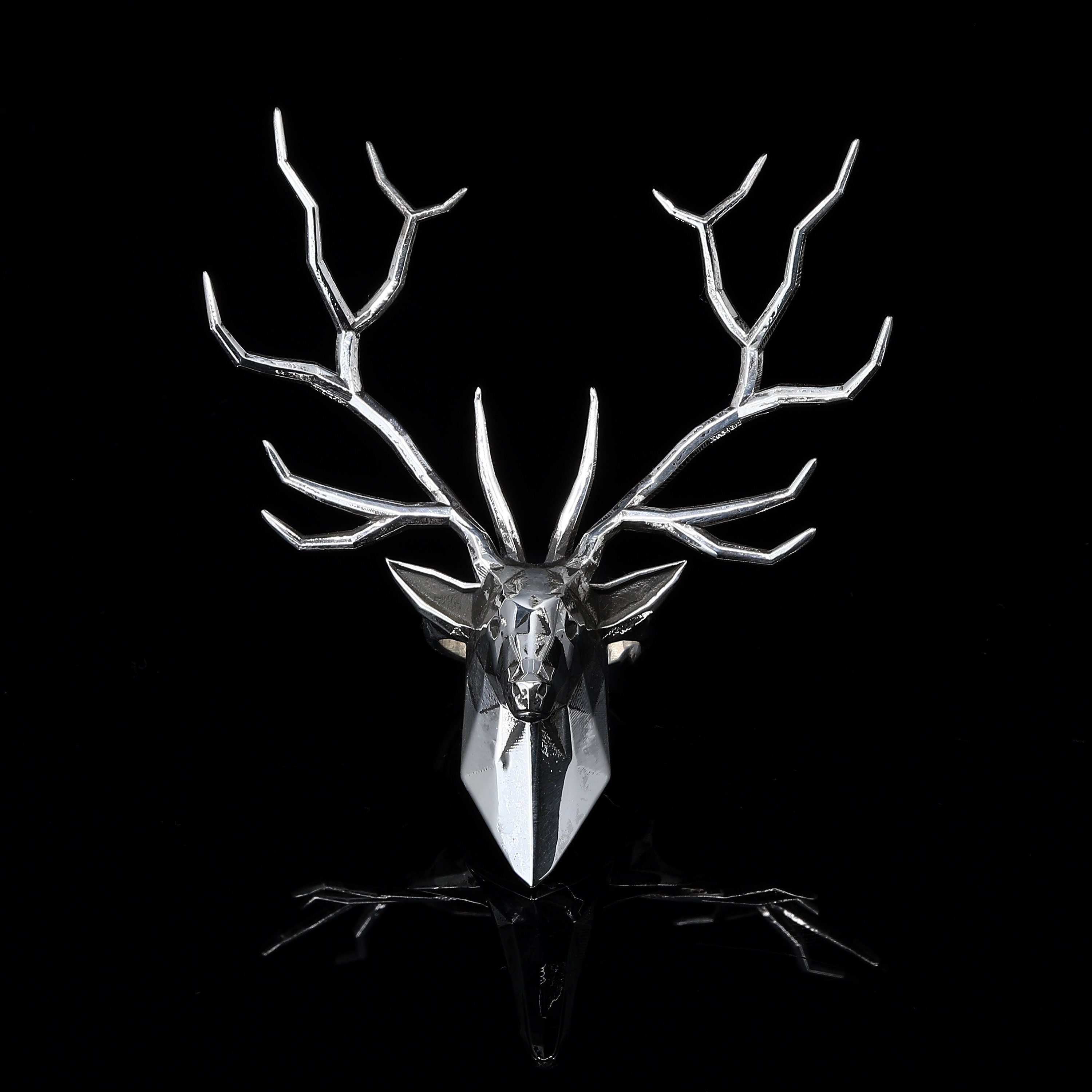 STAG- DEER RING- Sterling Silver- Vvilk - Etsy