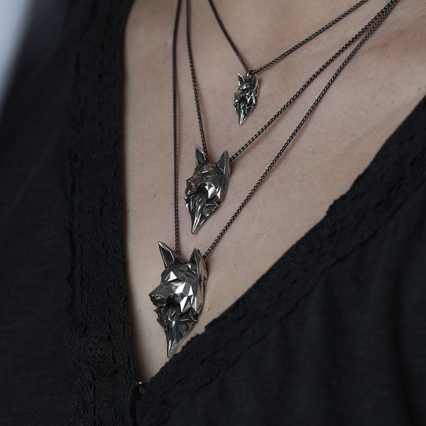Wolf Jewelry - Etsy