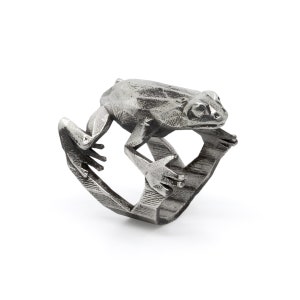 TREE FROG Ring- Sterling Silver- Vvilk - Etsy