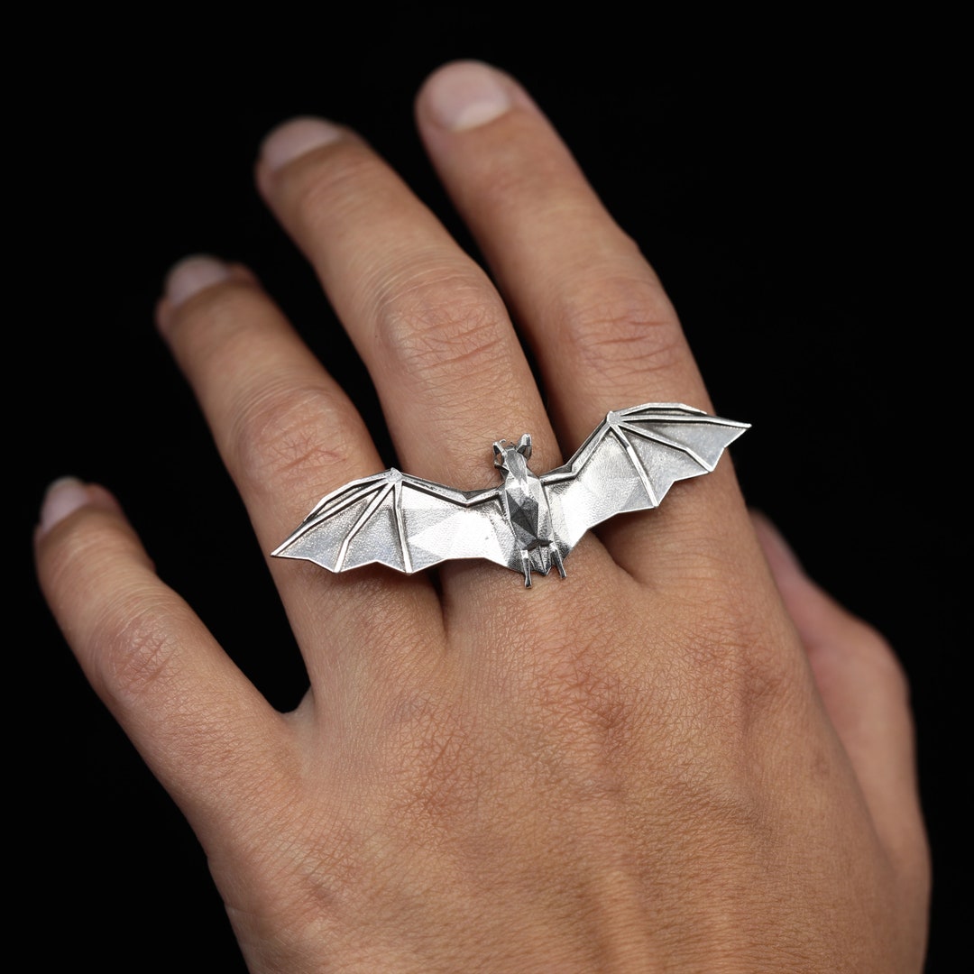 BAT RING - Sterling Silver- Vvilk - Etsy