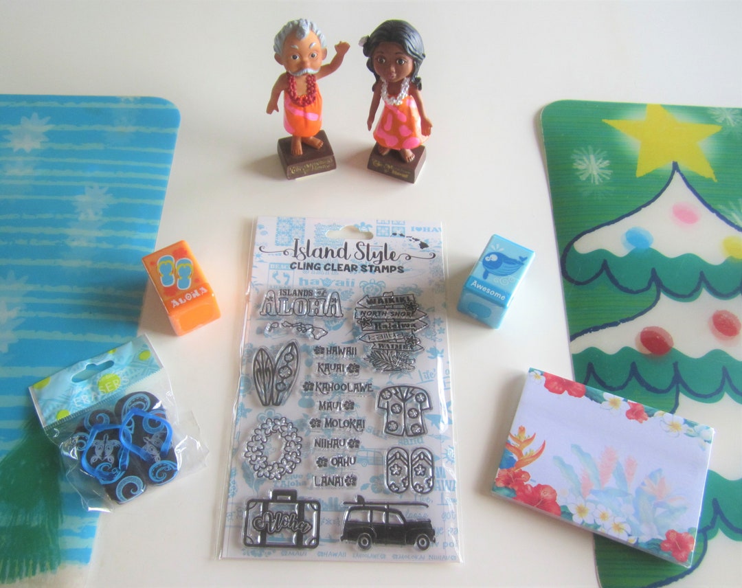 STATE OF ALOHA Stamp Set - Etsy