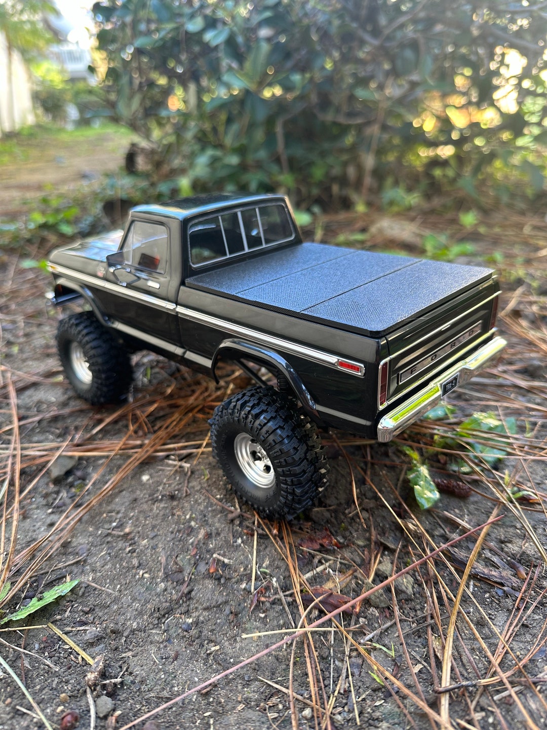 1/18 Crawler Pick-up Bed Cover (compatible With Traxxas Trx-4m Ford F ...