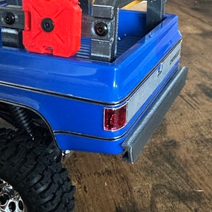 1/18 Crawler Rear Bumper (compatible With Traxxas Trx-4m Chevy K10 High ...