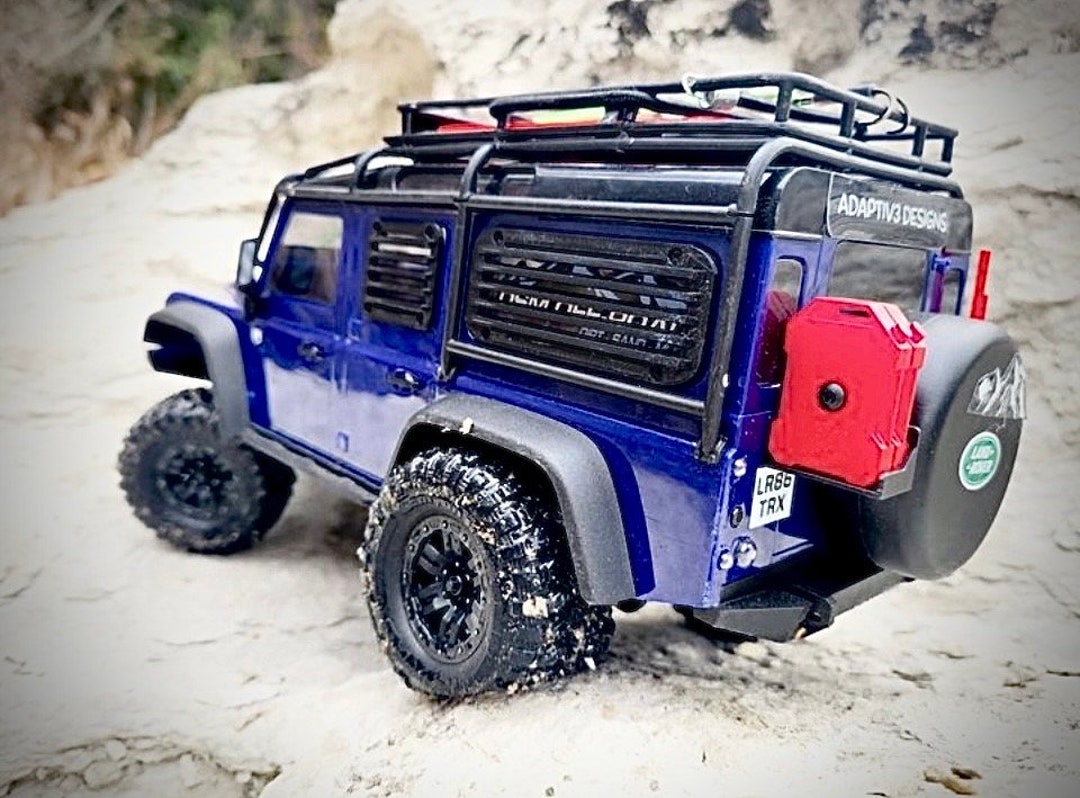 Defender Side Window Screens 1/18 Crawler (compatible With Traxxas Trx ...