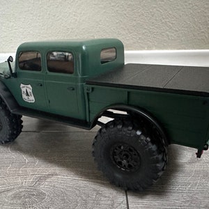 1/24 Axial SCX24 Power Wagon Crawler Pick-up Bed Cover - Etsy