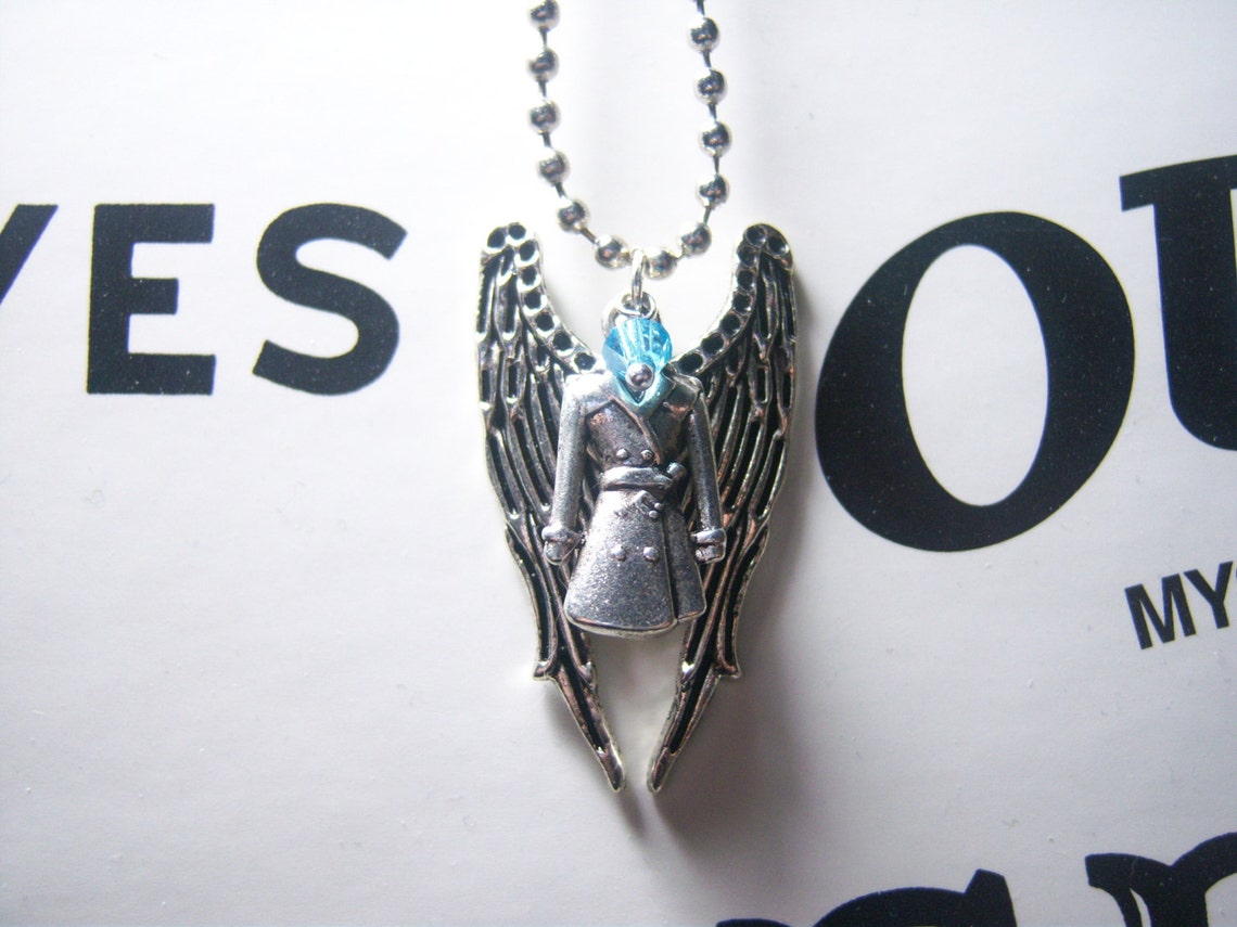Castiel's Grace Fallen Angel Necklace, Supernatural Team Castiel Trench ...