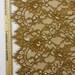 Brown Lace Fabric by the Yard, Spanish Alencon Lace, Bridal Wedding ...