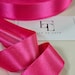 1 Inch Wide Neon Pink Shiny Decoration Ribbon Sold by the - Etsy