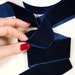Dark Blue Velvet Ribbon Velvet Fabric Ribbon Gift Bow Hair - Etsy