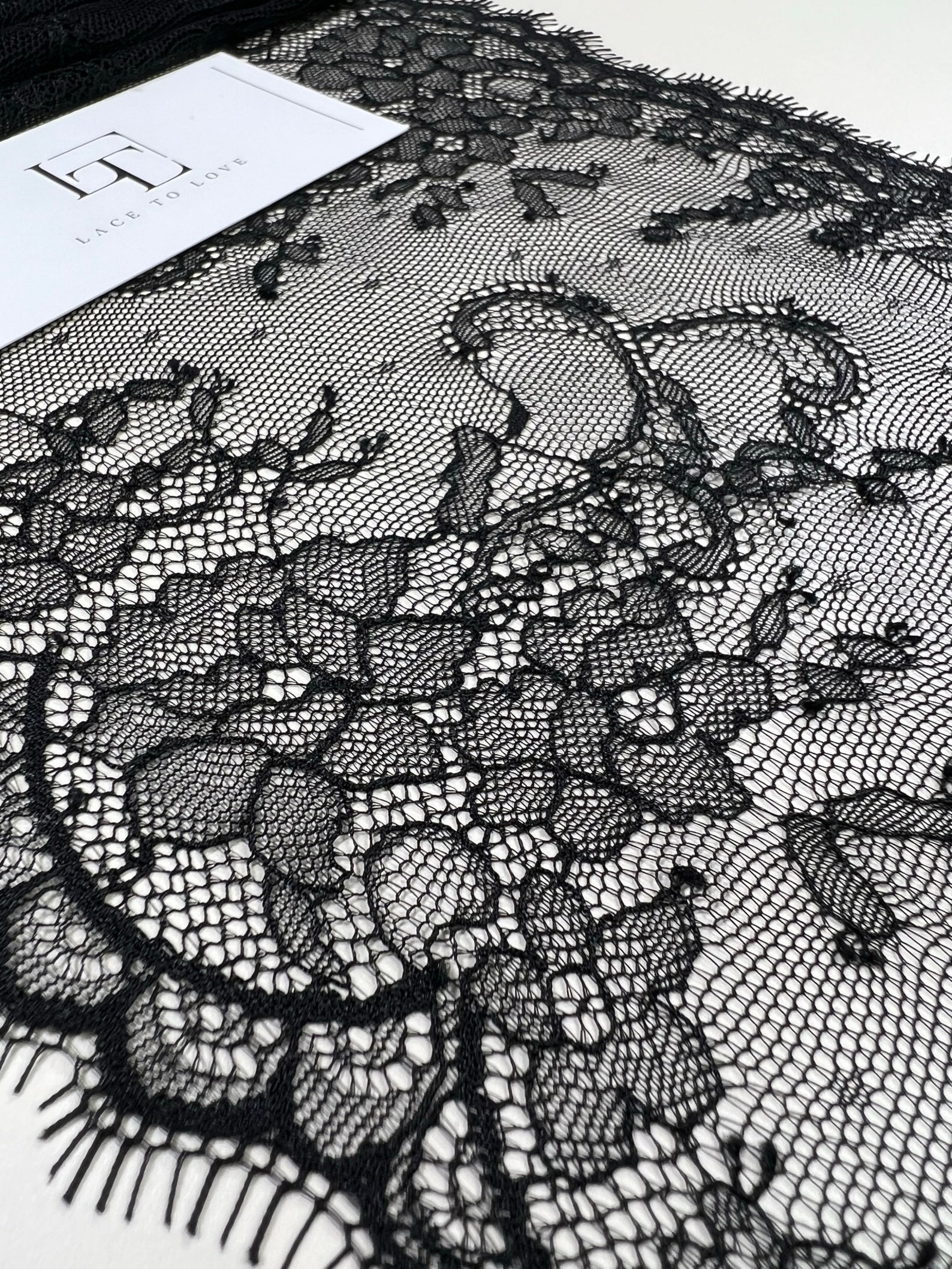 Black Lace Trim, Chantilly Lace, French Lace, Bridal Lace, Wedding Lace ...