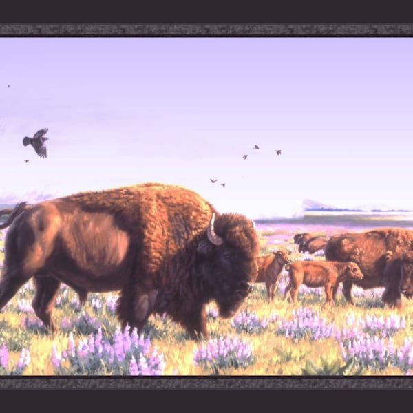 Buffalo Quilt Panel - Etsy