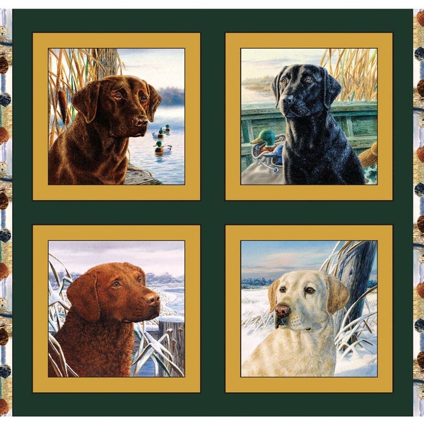 Lab Quilt Panel - Etsy