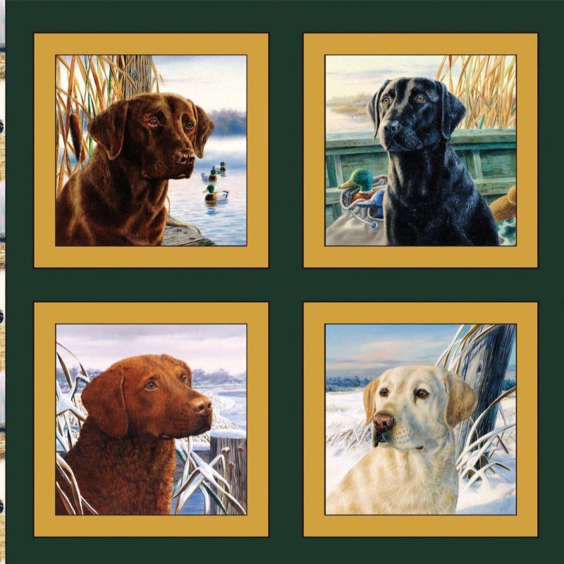 Dog Fabric Panels - Etsy