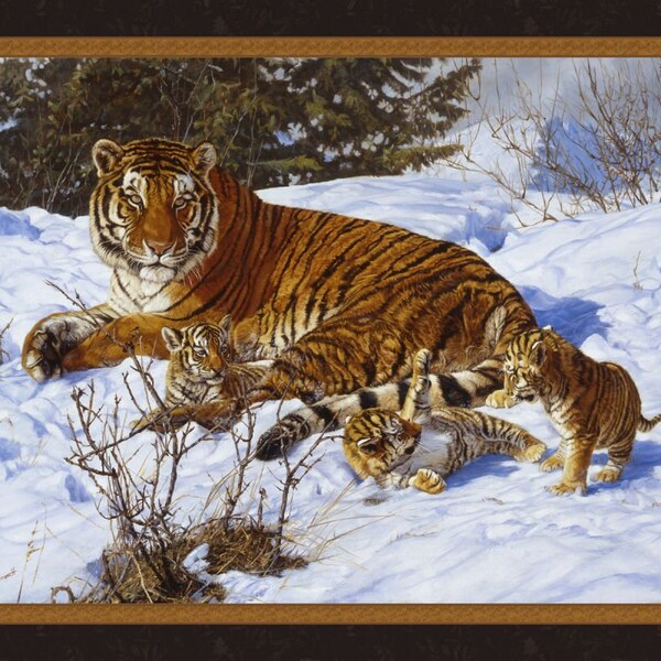 Tiger Fabric Panels - Etsy