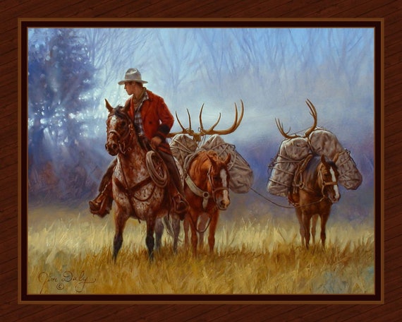 Western Quilt Cowboy Prints