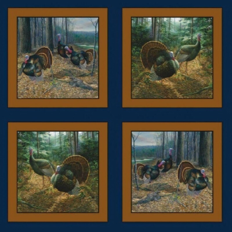Quilt Panel of Turkey - Etsy
