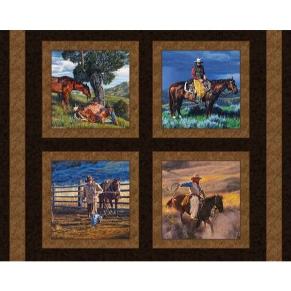 Western Fabric Panels - Etsy